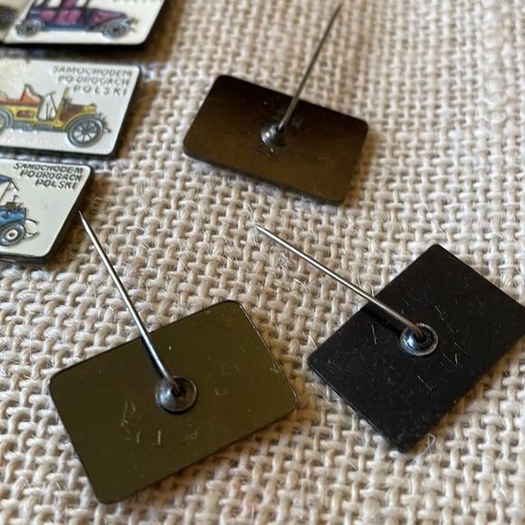 Polski | Accessories | Vintage Set Of 2 Old Cars Pins Lapels Polski ...